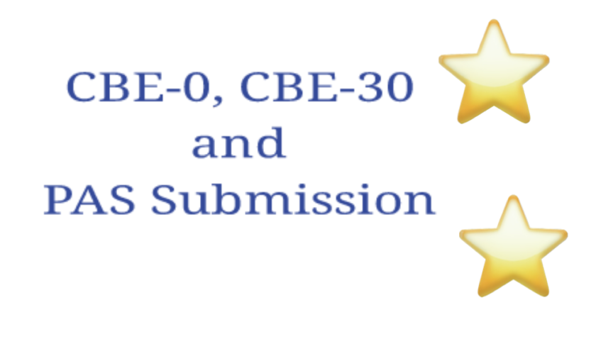 Use CBE-0 CBE-30 & PAS in ANDA Submissions